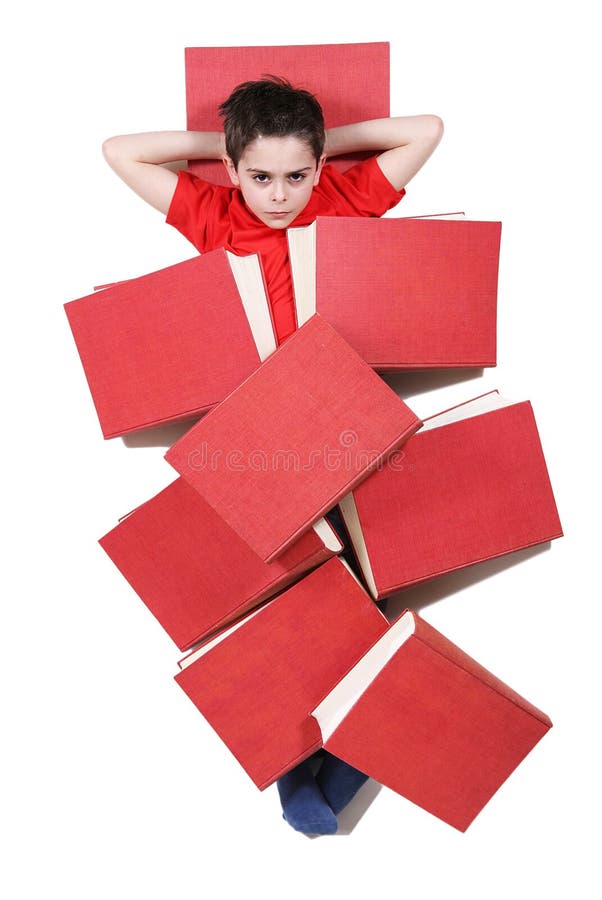 Under books stock photo. Image of modern, classmate, portrait - 12791920