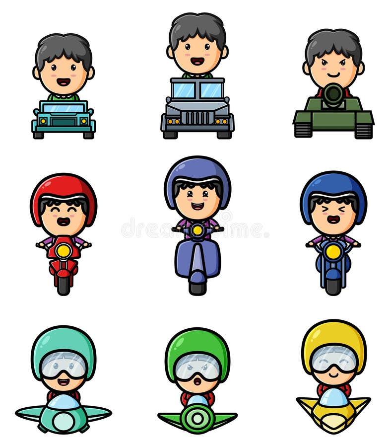 Driving Emoticon Stock Illustrations – 795 Driving Emoticon Stock ...