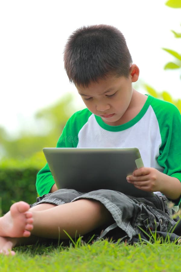 Child with tablet stock image. Image of child, video - 29904819