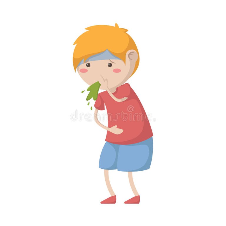 Kids Vomiting Stock Illustrations – 63 Kids Vomiting Stock ...
