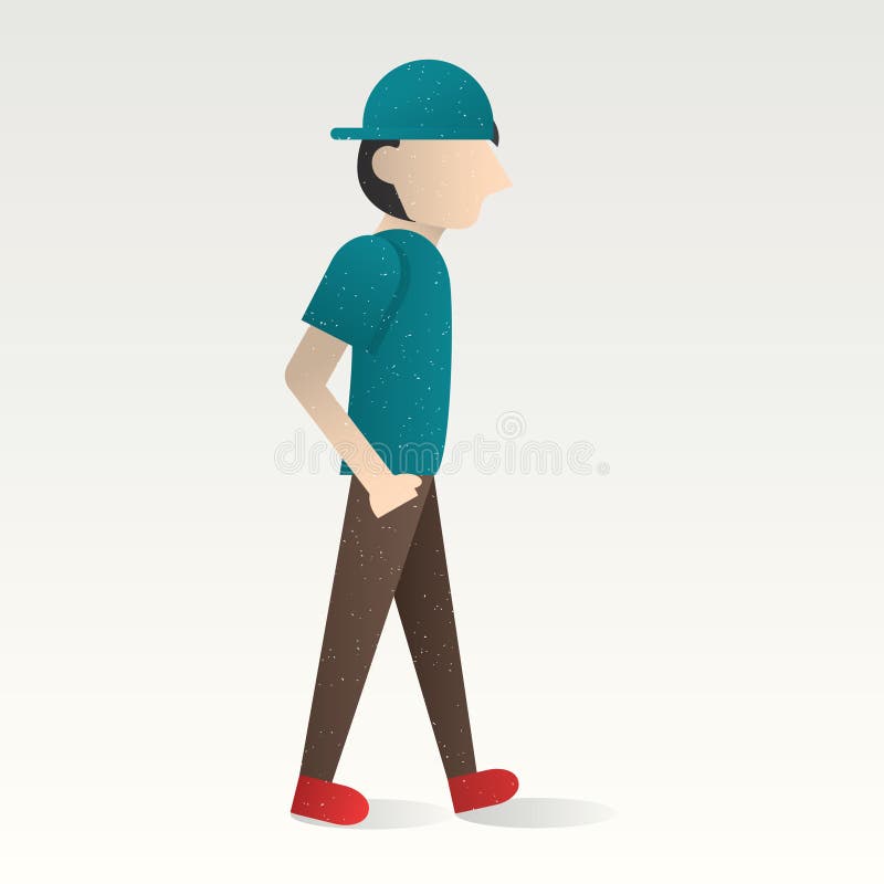 Hands Pocket Walking Stock Illustrations – 82 Hands Pocket Walking ...