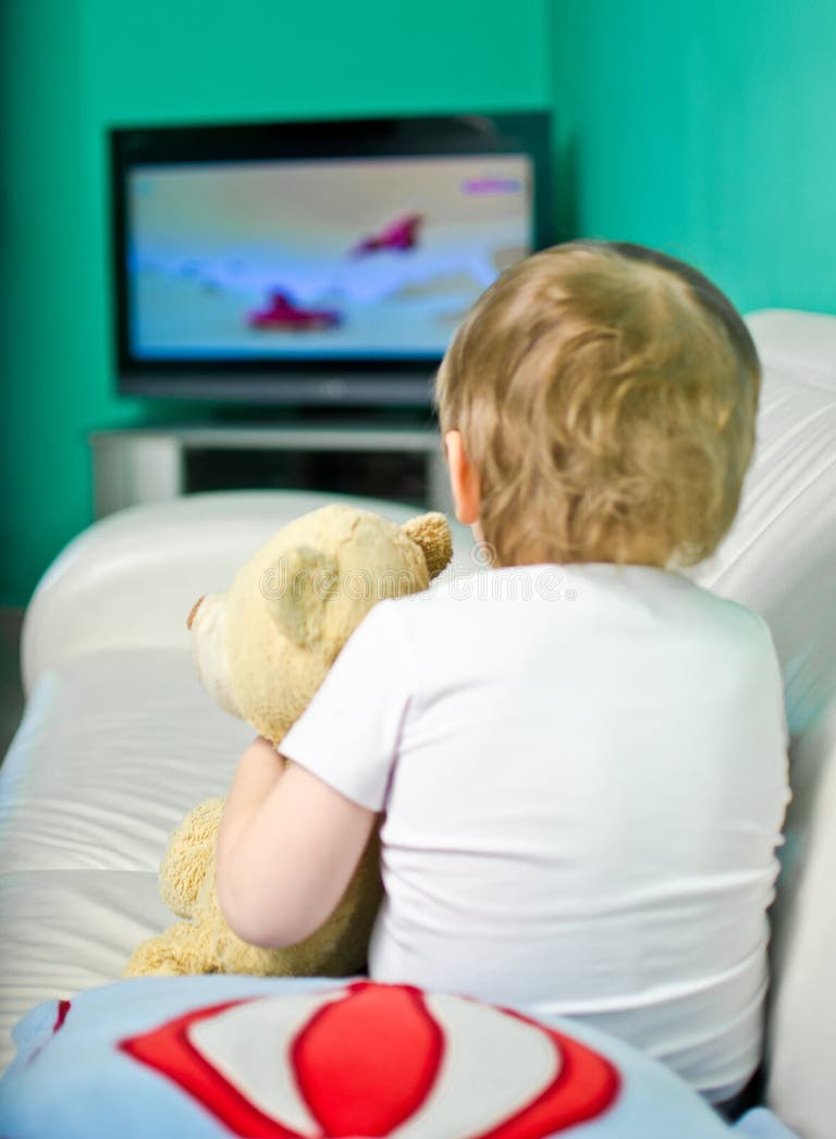 366 Cartoon Boy Watching Tv Stock Photos - Free & Royalty-Free Stock ...