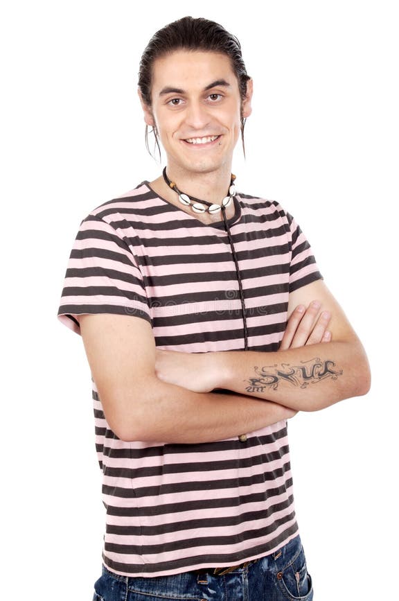 Boy whit t tattoo stock image. Image of beauty, funny - 2517291