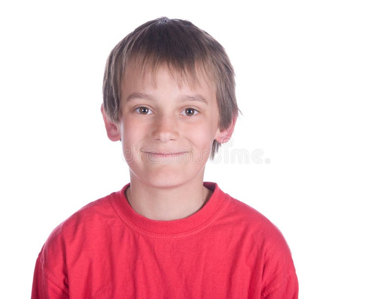 Boy on white background stock image. Image of person, childhood - 6546045