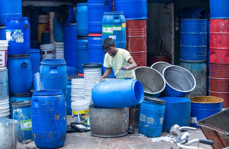 A Boy Working Her Work Place Editorial Photography - Image of women ...