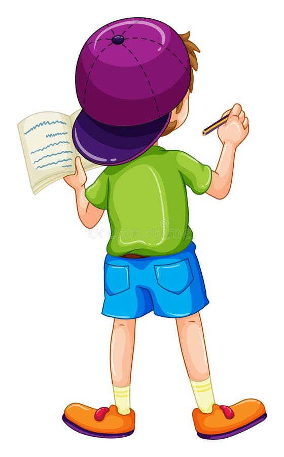 Boy Writing Stock Illustrations – 6,906 Boy Writing Stock Illustrations ...