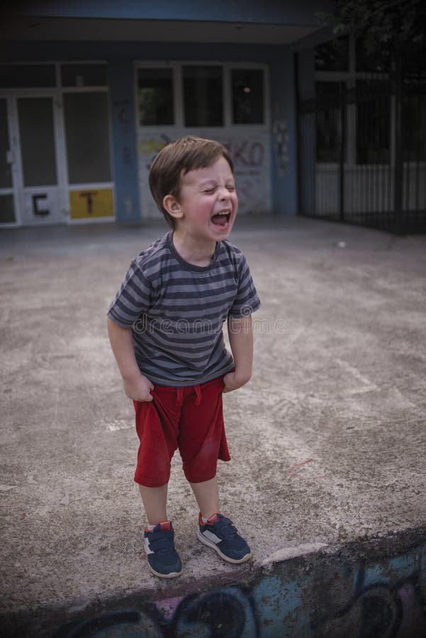 Boy yelling stock image. Image of yell, face, anger, childhood - 12577795