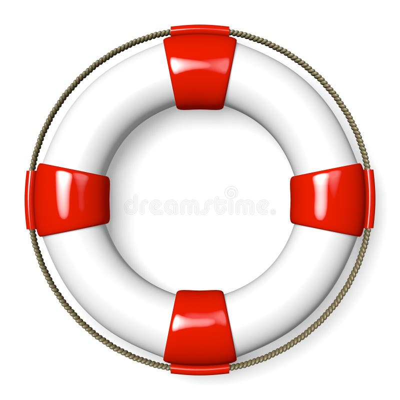 Boya del rescate stock de ilustración. Ilustración de problema - 52863746