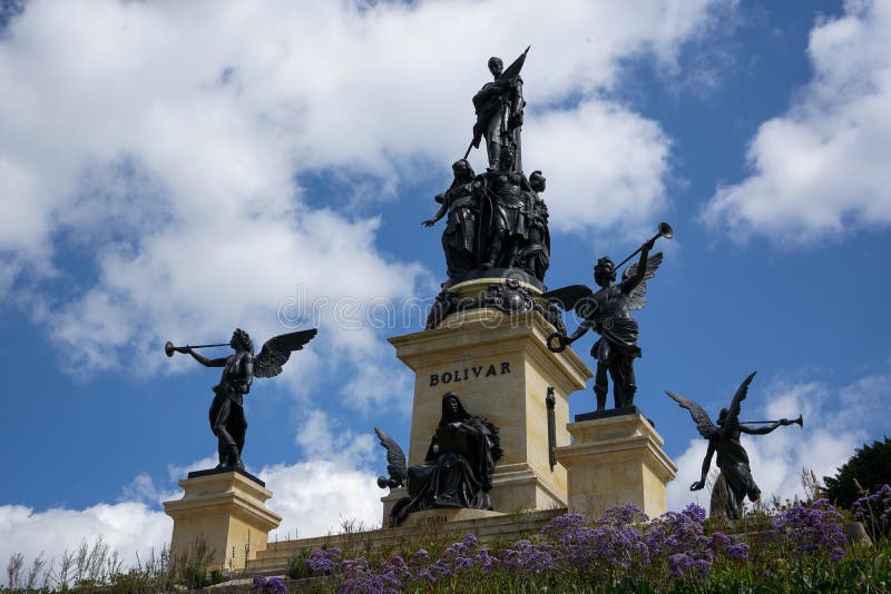Boyaca bridge monument stock photo. Image of attraction - 179351554