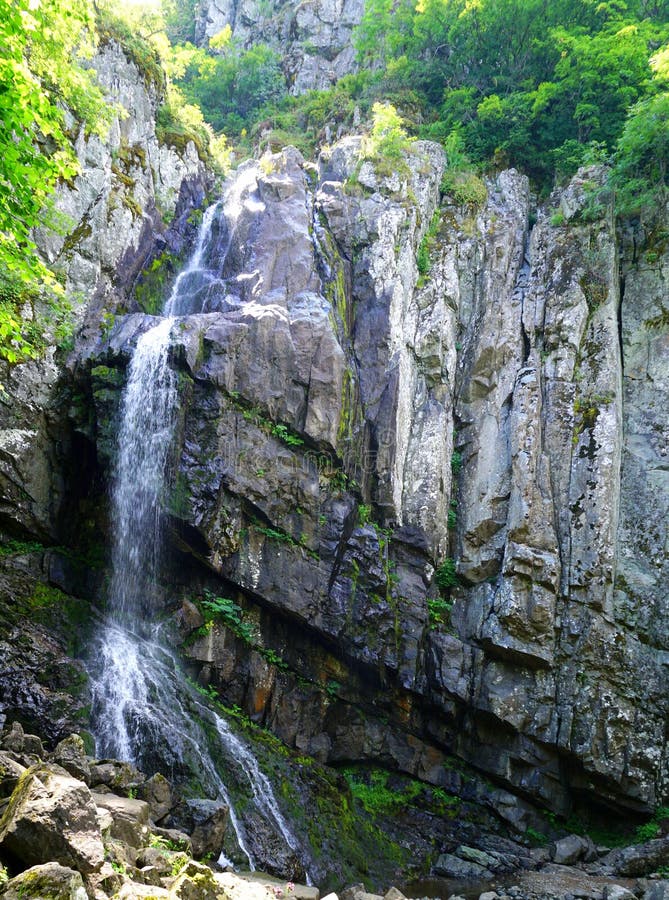 Boyana waterfall stock image. Image of nature, fall, summer - 57153051
