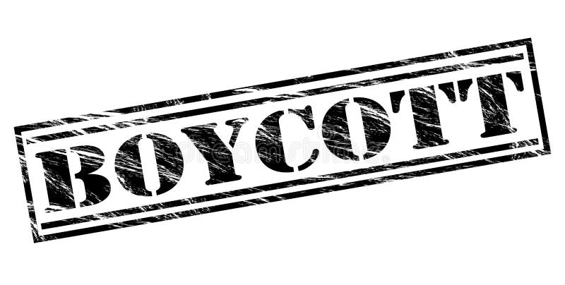 Boycott Stock Illustrations – 767 Boycott Stock Illustrations, Vectors ...