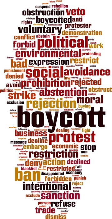 Boycott Word Stock Illustrations – 168 Boycott Word Stock Illustrations ...