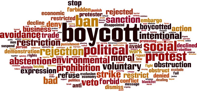 Boycott Stock Illustrations – 767 Boycott Stock Illustrations, Vectors ...