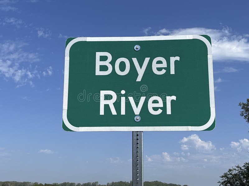 Boyer River stock image. Image of speed, transport, black - 347864307