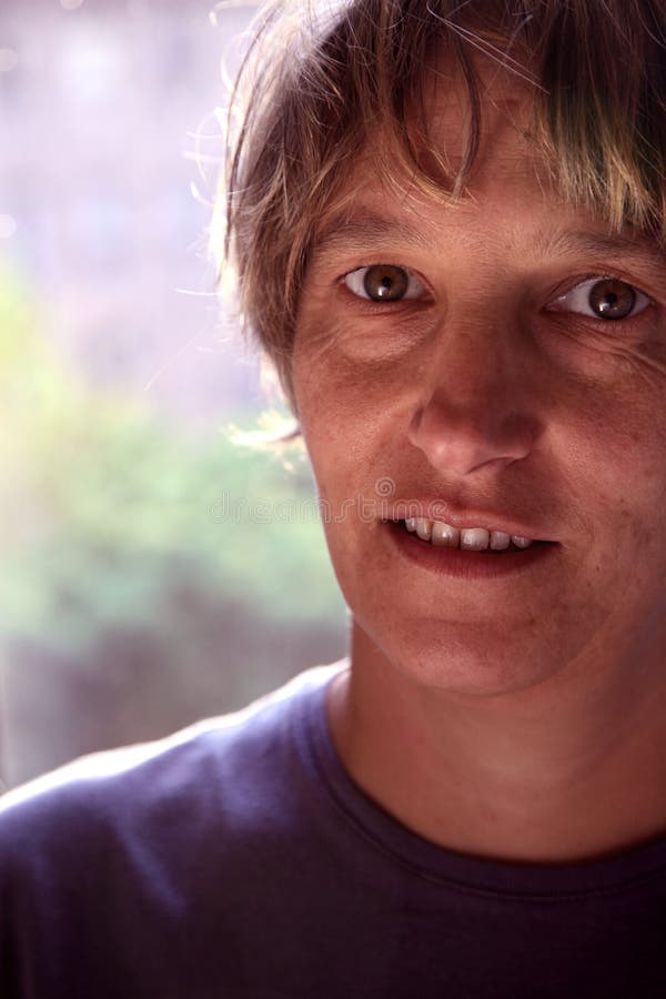 Boyish stock photo. Image of portrait, woman, people, close - 6017254