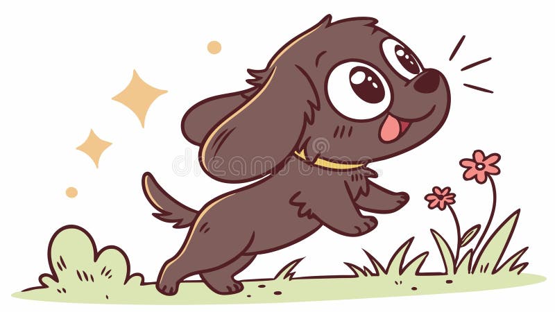 Boykin Spaniel Dog Hostile Knocks Jungle Vector Stock Vector ...