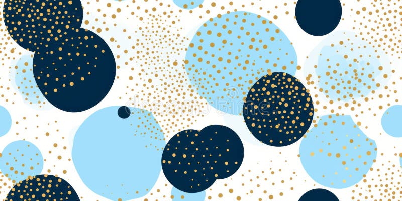 Boys Blue Dotted Seamless Pattern Polka Dot Abstract Background Blue ...