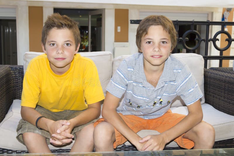 Boys in the cafe stock photo. Image of orange, 1011, leisure - 33752108