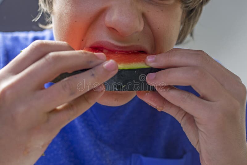 Core of watermelon stock image. Image of organic, efreshing - 32503145