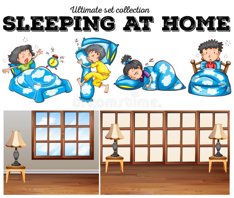 Children Napping Clip Art Stock Illustrations – 26 Children Napping ...