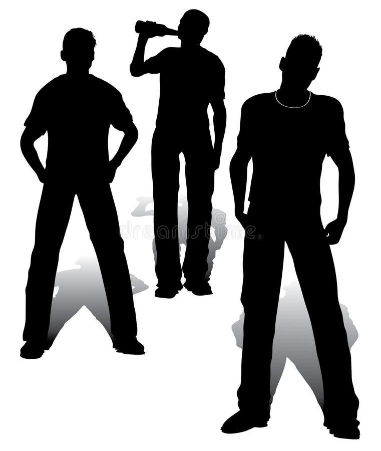 Boys group stock vector. Illustration of force, member - 9134297