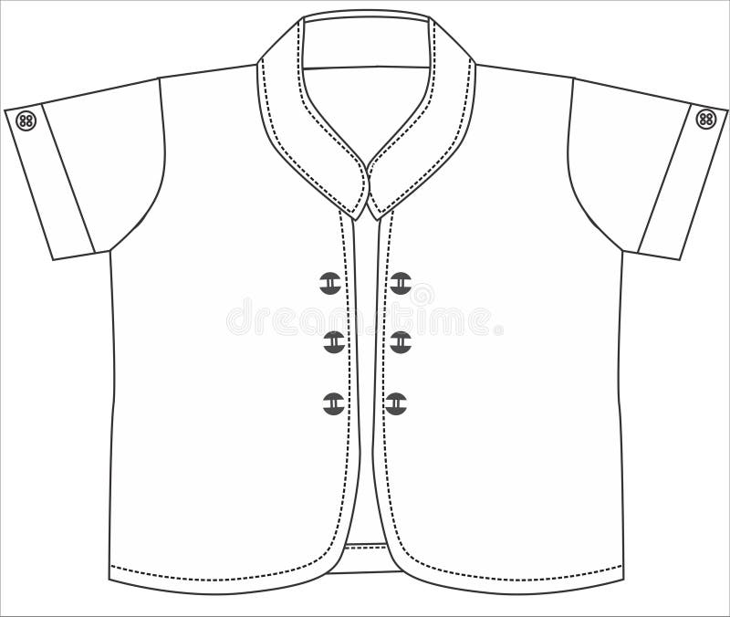 Boys Jacket Outline Vector Art Stock Vector - Illustration of purple ...
