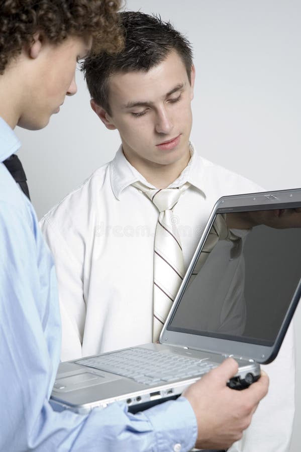 Boys / laptop stock photo. Image of cellphone, inspiration - 333276