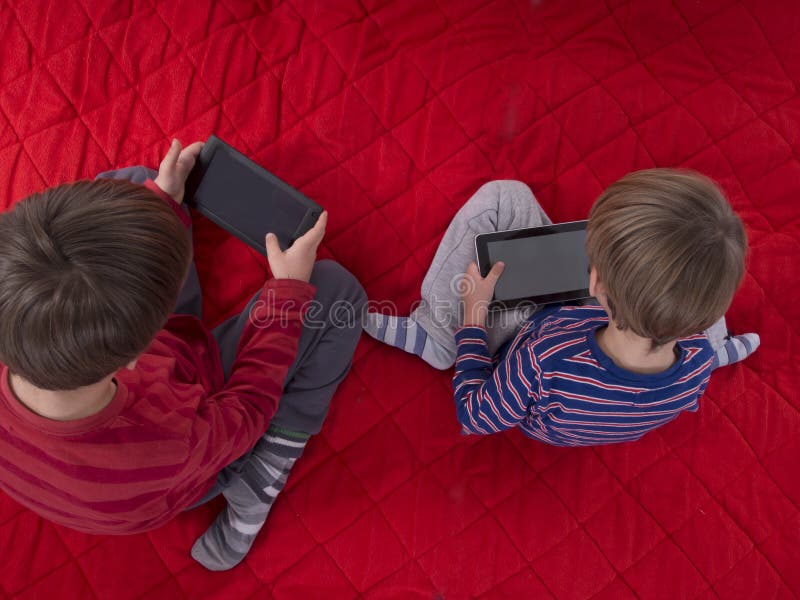 Kids with tablet stock photo. Image of beautiful, computer - 28985614