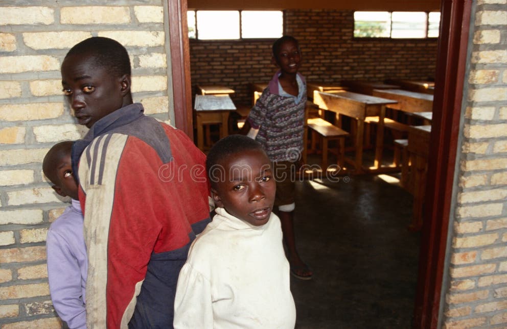 Boys at school in Rwanda. editorial photography. Image of male - 25575532