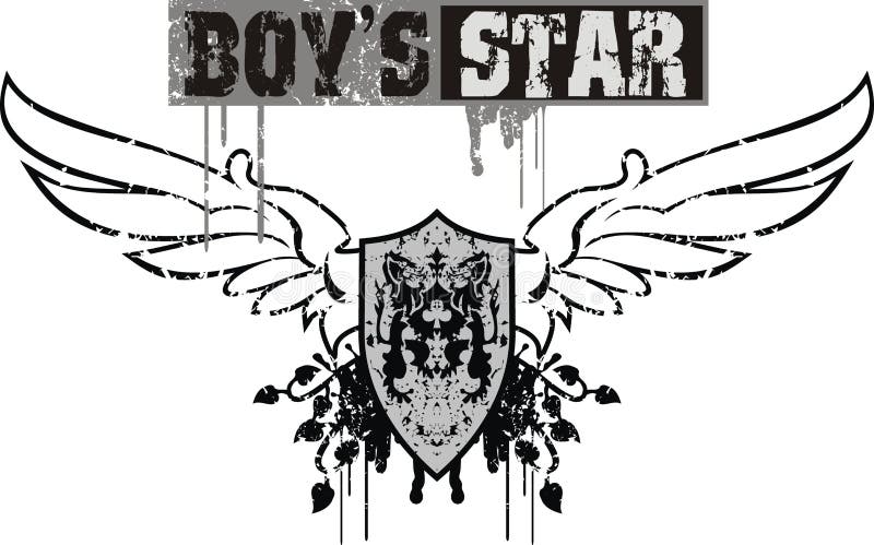 Boys Star stock vector. Illustration of stars, clipart - 4764161
