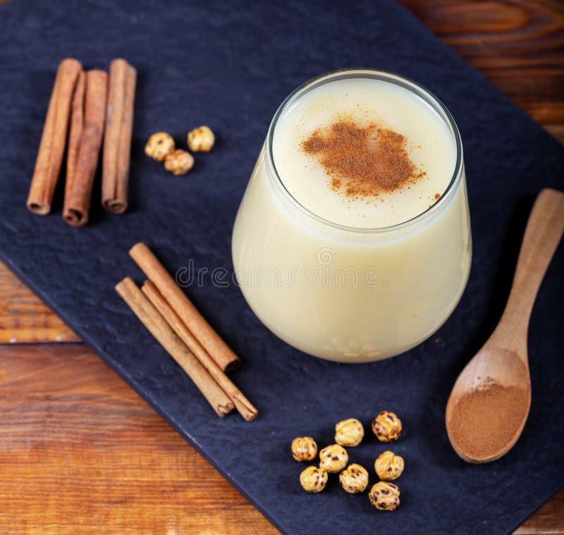 Boza or Bosa, Traditional Turkish Drink with Roasted Chickpea Stock ...