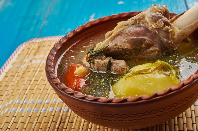 Bozbash Del Parcha Del Cordero Foto de archivo - Imagen de cocina, sopa ...