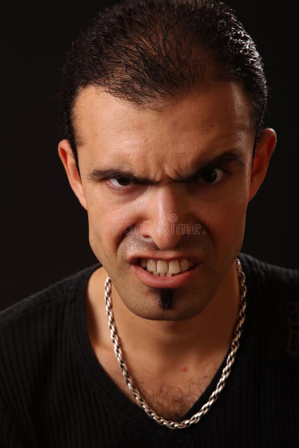 Boze mens stock afbeelding. Image of verrassing, humeur - 10937221