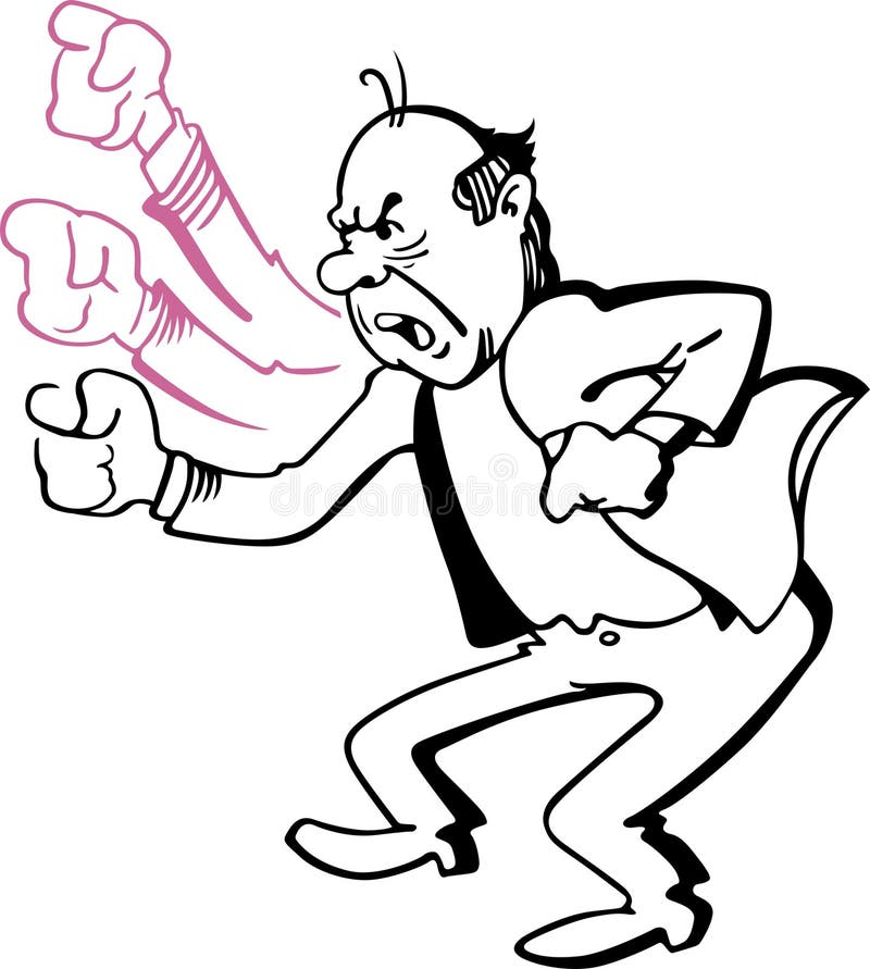 Boze Mensen vector illustratie. Illustration of geschil - 22396962