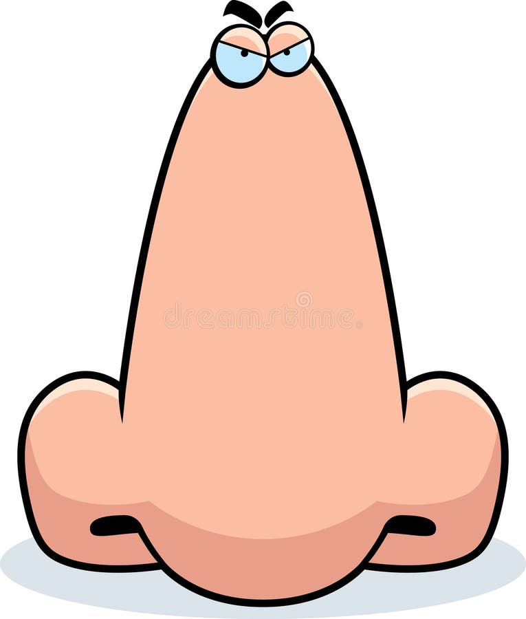 Grote Neus vector illustratie. Illustration of geïsoleerd - 22352137