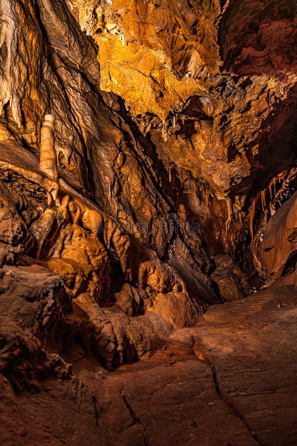 The Bozkov dolomite cave stock image. Image of isonzo - 382394347