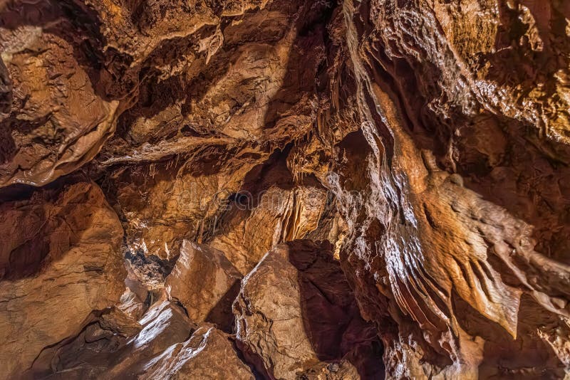 The Bozkov dolomite cave stock image. Image of europe - 345049715