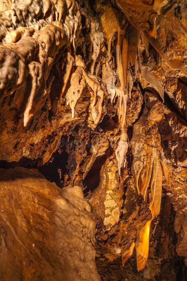 The Bozkov dolomite cave stock image. Image of culture - 350370615