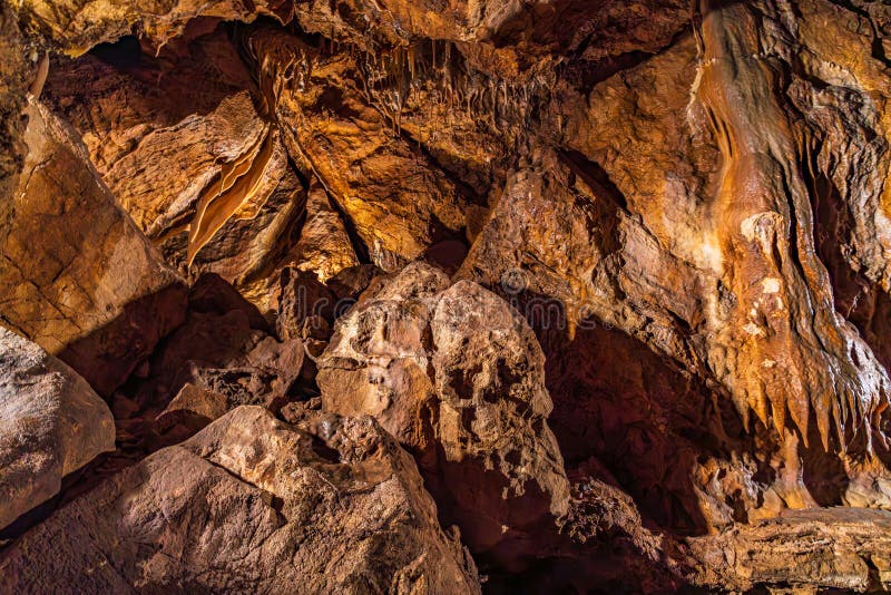 The Bozkov dolomite cave stock photo. Image of cultural - 354930952