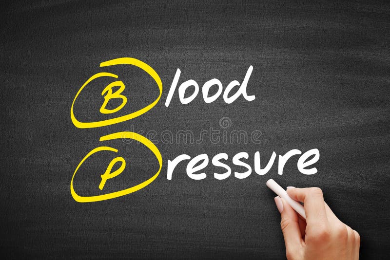 BP - Blood Pressure Acronym, Concept Background Stock Photo - Image of ...