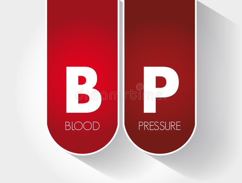 BP - Blood Pressure Acronym, Medical Concept Background Stock ...