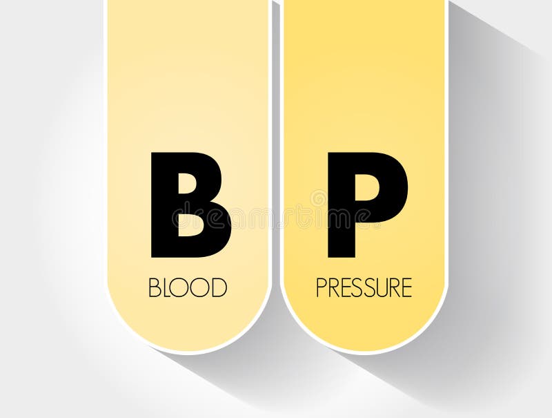 BP - Blood Pressure Acronym, Medical Concept Background Stock ...
