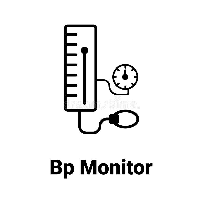 Bp Checking Machine Vector Icon Easily Modify. Stock Vector ...