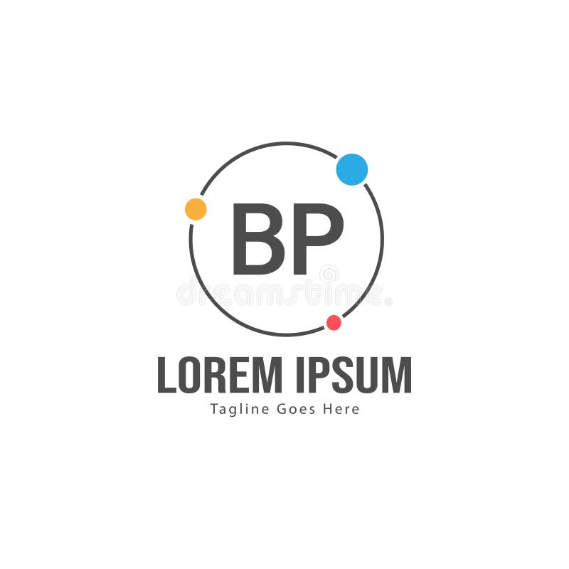 BP Letter Logo Design. Creative Modern BP Letters Icon Illustration ...