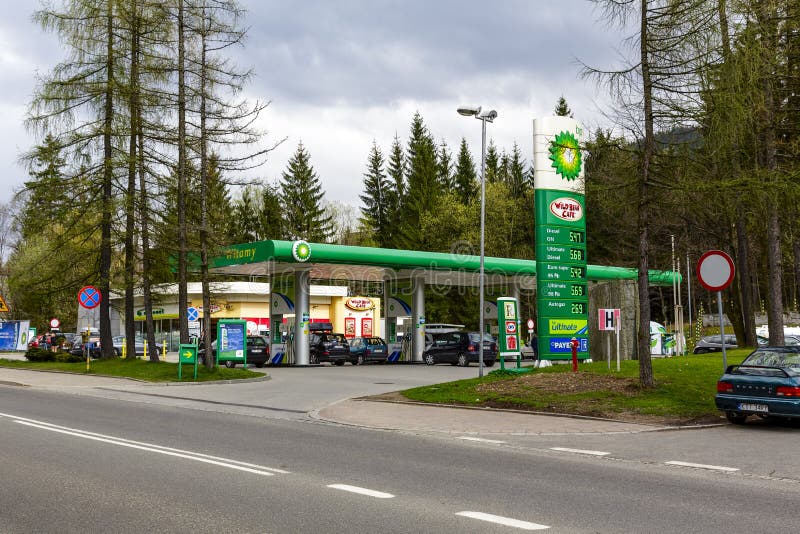 BP-Tankstelle redaktionelles stockfotografie. Bild von treibstoff ...