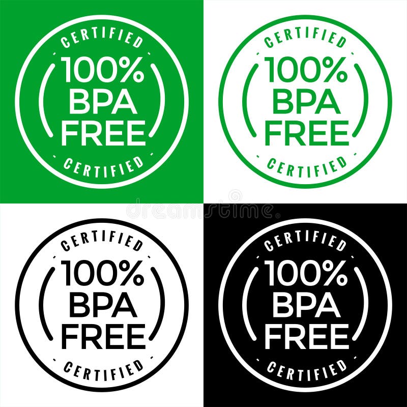 BPA FREE Bisphenol a and Phthalates Free Icon Vector Non Toxic Plastic ...