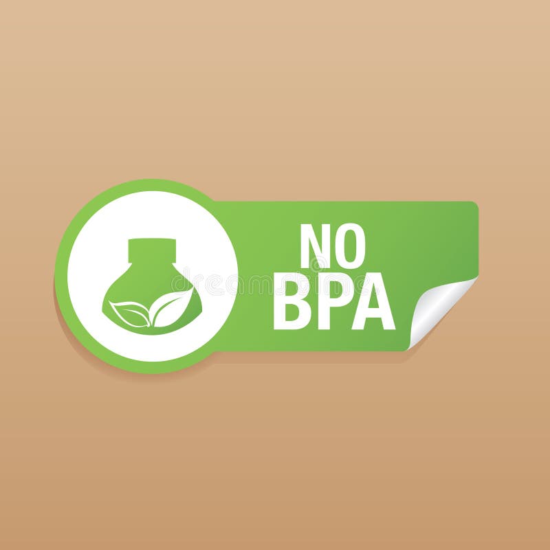 Bpa Free Product Label Design. Vector Illustration Decorative Design ...