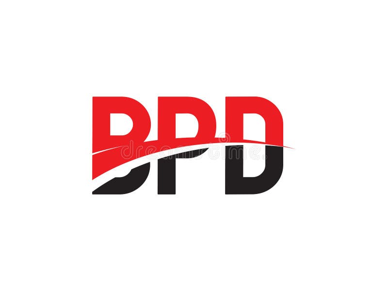 BPD Letter Initial Logo Design Vector Illustration Stock Vector ...