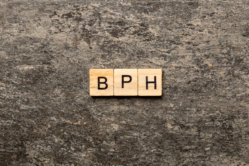 BPH Benign Prostatic Hyperplasia Word Made with Building Blocks, BPH ...