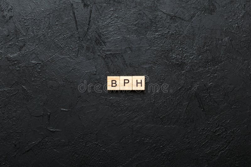 BPH Benign Prostatic Hyperplasia Word Made with Building Blocks, BPH ...